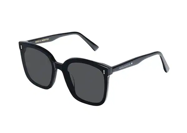 GENTLE MONSTER Frida 01 Oversized Sunglasses - Black/black